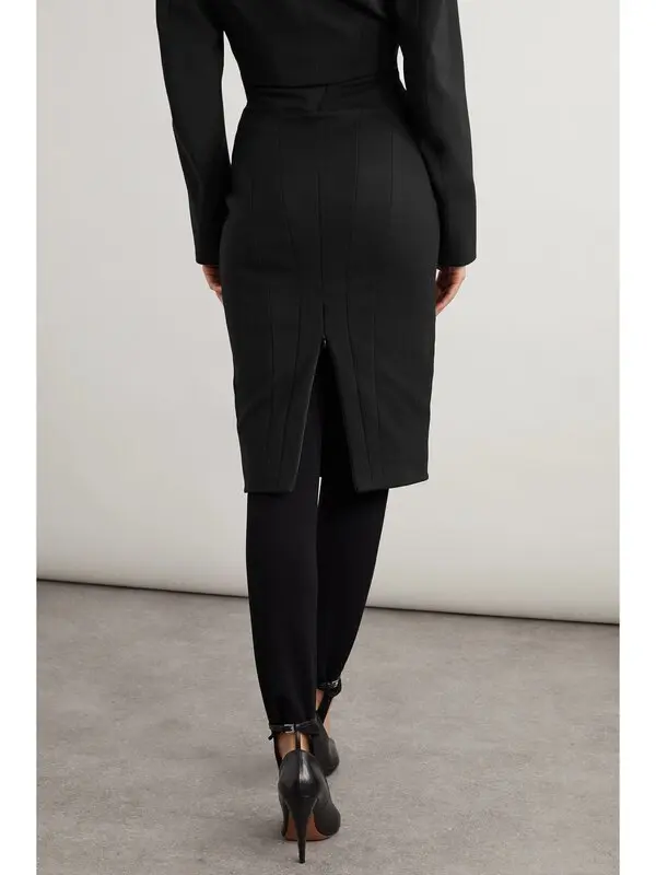 Alaïa Wool-blend Pencil Skirt