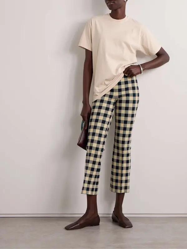 HIGH SPORT Kick Cropped Flared Pants
