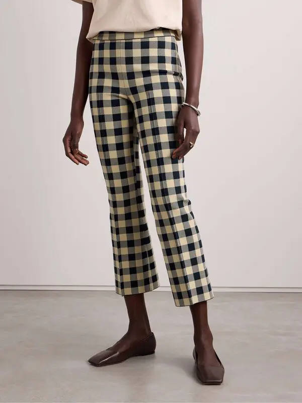 HIGH SPORT Kick Cropped Flared Pants