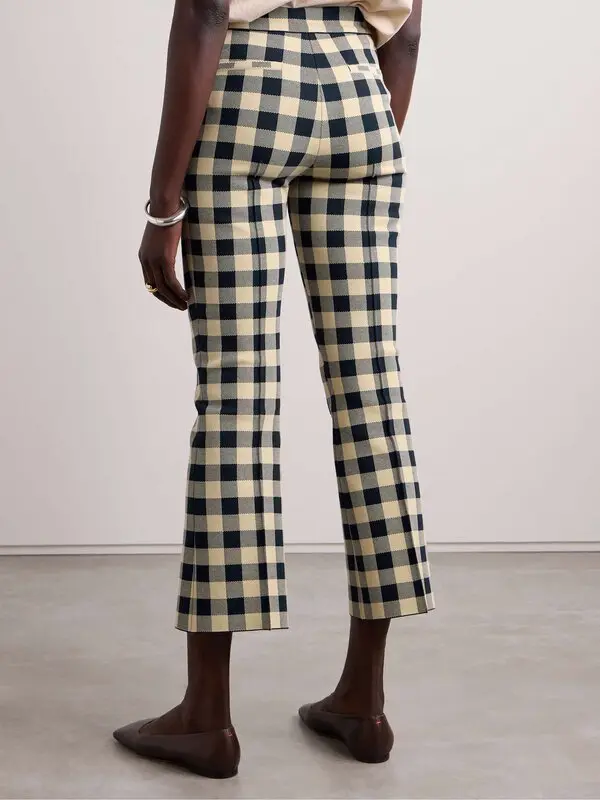 HIGH SPORT Kick Cropped Flared Pants
