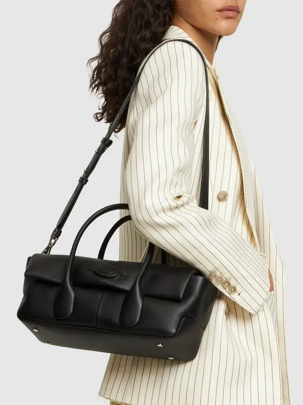 TOD'S Small Di Reverse Flap Leather Bag