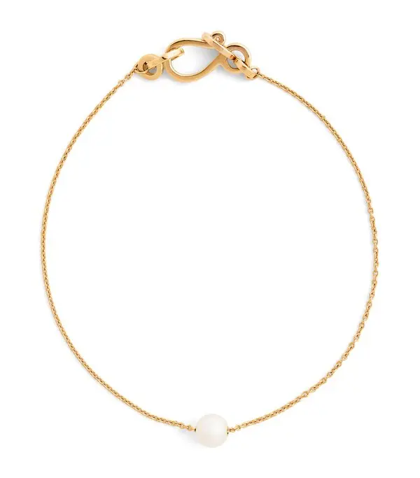 Sophie Bille Brahe Stella Pearl Bracelet - Gold