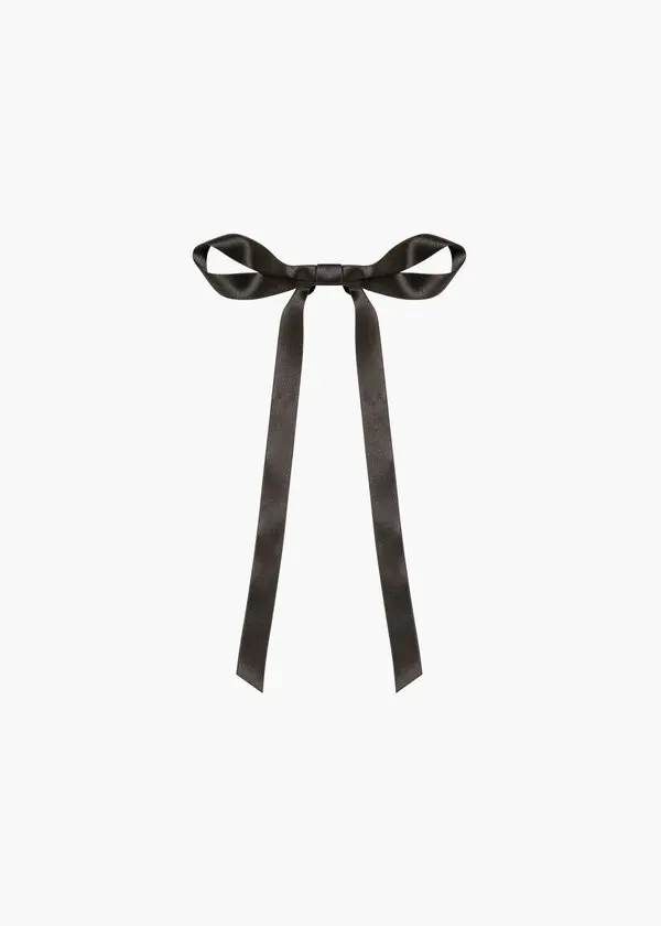 JENNIFER BEHR Gretta Bow Barrette - Black