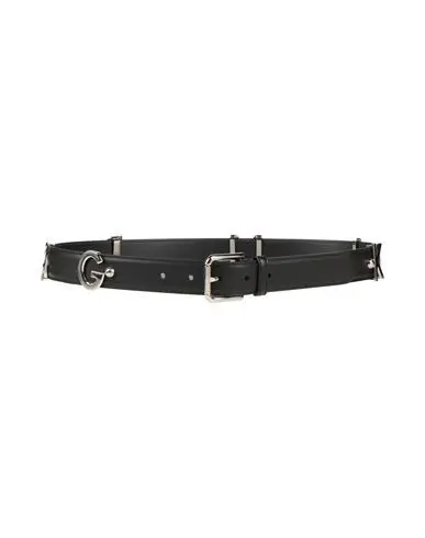 Dolce & Gabbana Calfskin Belt With Appliqués - Black