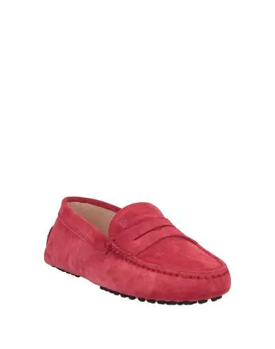 TOD'S Loafers In Bright Leather - Red