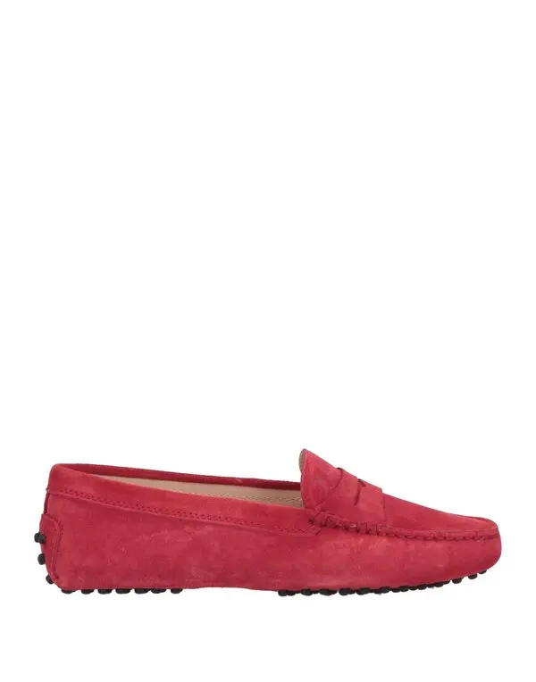 TOD'S Loafers In Bright Leather - Red