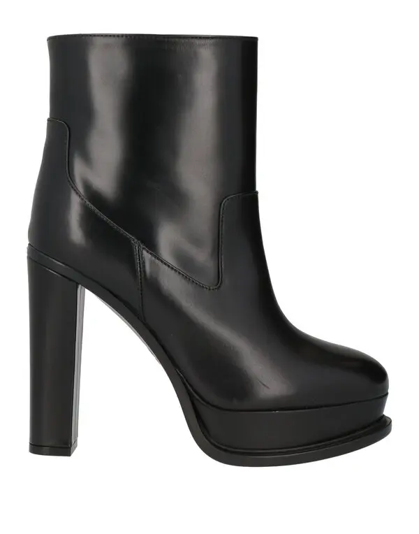 Alexander McQueen Leather Ankle Boots