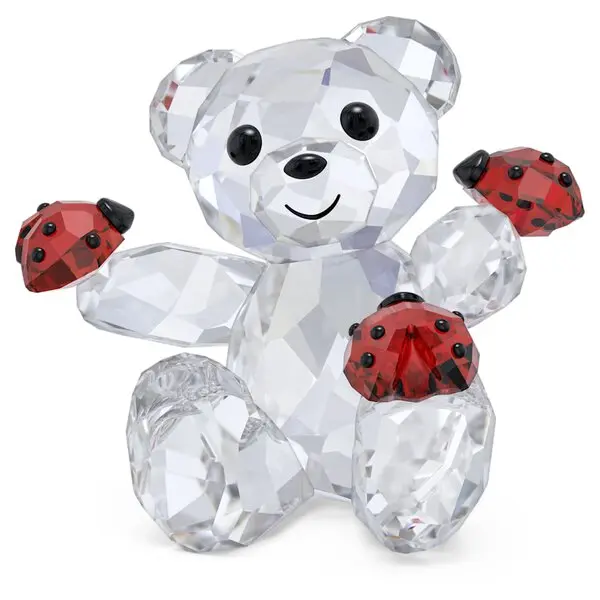 SWAROVSKI Kris Bear Good Luck Bear - Red