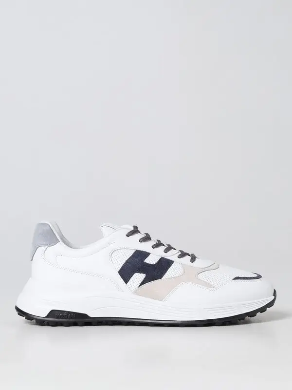 Hogan Hyperlight Leather Sneakers - White