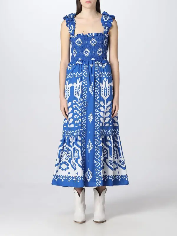 Sea Sonia Printed Cotton Midi Dress