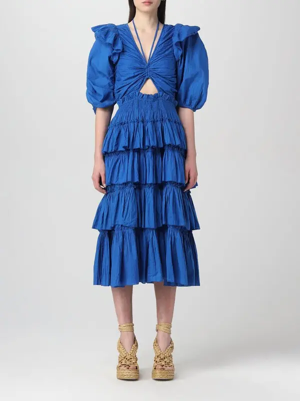 white christmas dresses The Romanticist Short Sleeve Shirt Dress in Royal Blue Cotton Sateen – The  Array