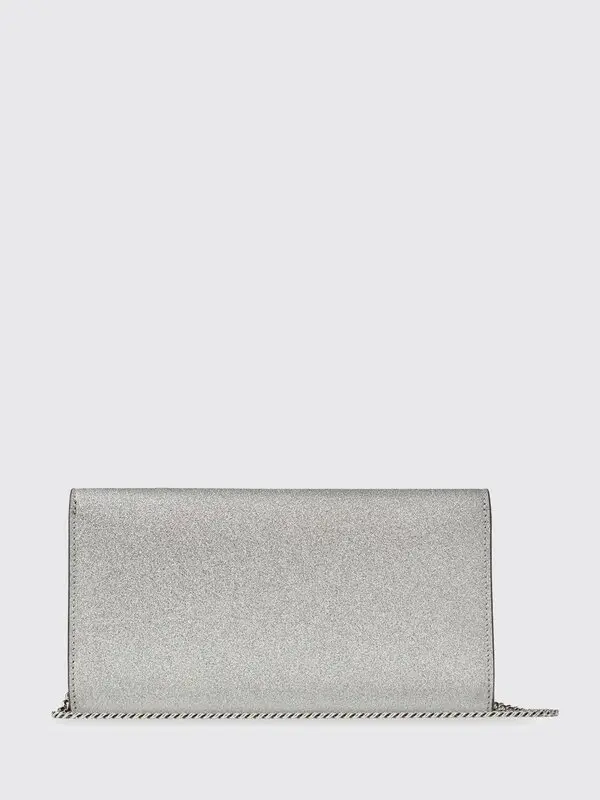 JIMMY CHOO Metallic Clutch Bag - Silver