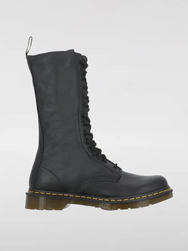 Dr. Martens Leather Lace Up Boots - Black
