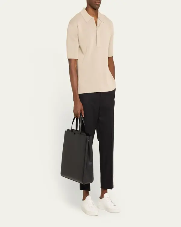 VALEXTRA V-line Tote Bag