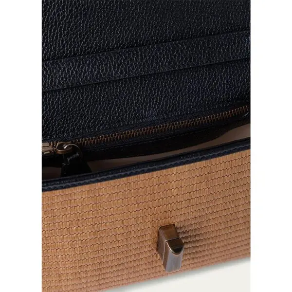 Akris Anouk Little Day Raffia Shoulder Bag