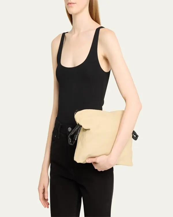 KASSL EDITIONS Canvas Pouch Clutch