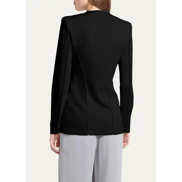 Giorgio Armani Stretch Viscose Asymmetrical Knit Jacket