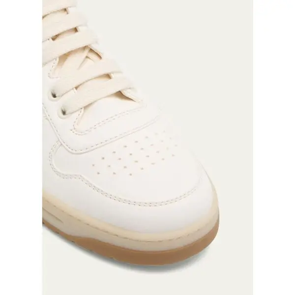 Prada Leather Low-top Sneakers - Nero