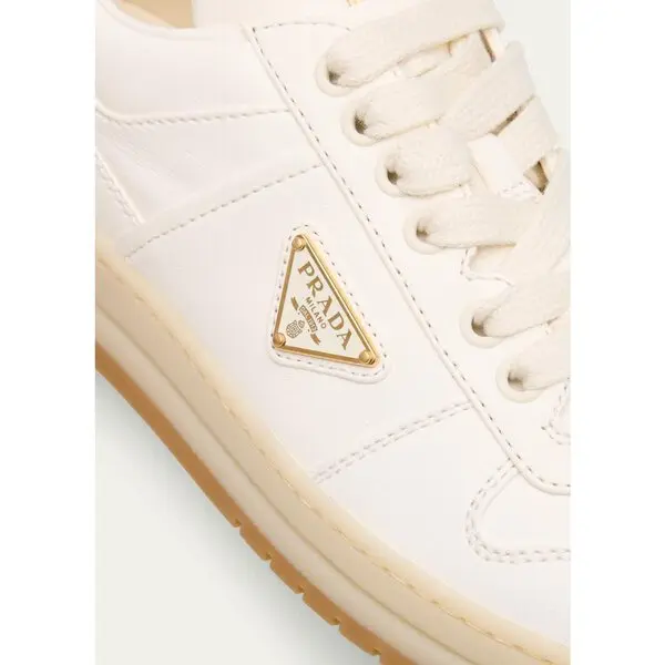 Prada Leather Low-top Sneakers - Nero