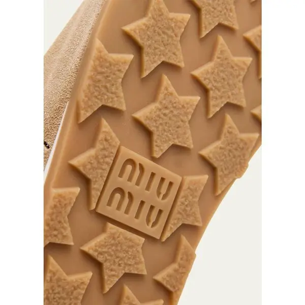 Miu Miu Suede Bicolor Trainer Sneakers - Oleandro