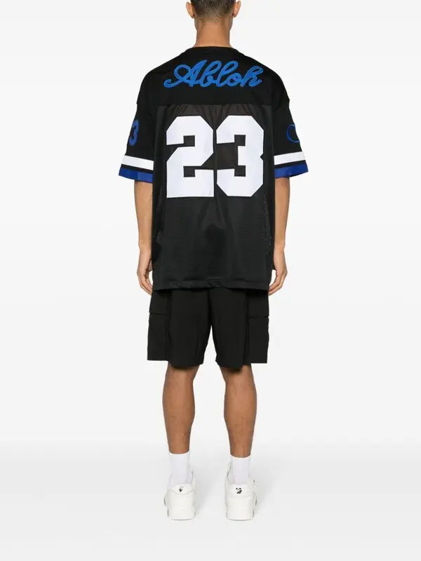 Off-White Logo-appliqué Panelled T-shirt