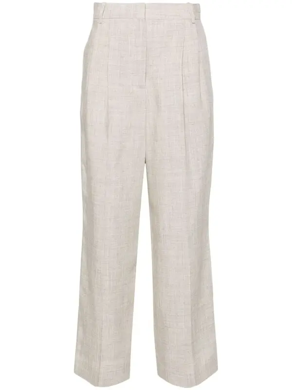 RÓHE Pleated Wide-leg Trousers