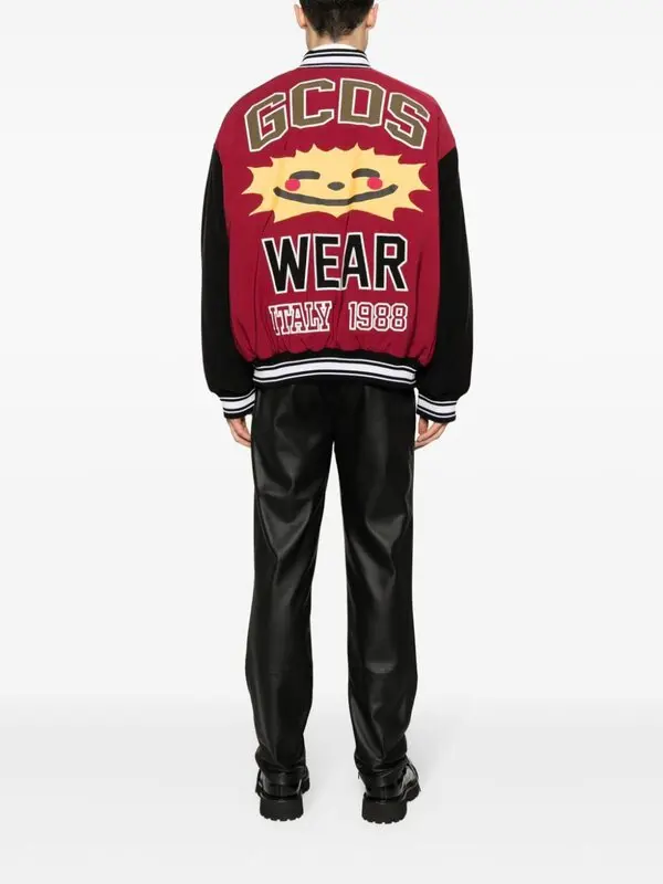 Gcds Sunny Varsity Bomber Jacket