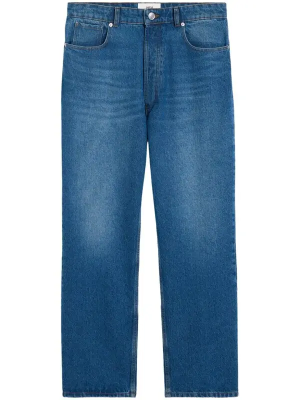 Ami Loose-fit Straight-leg Jeans - Blue