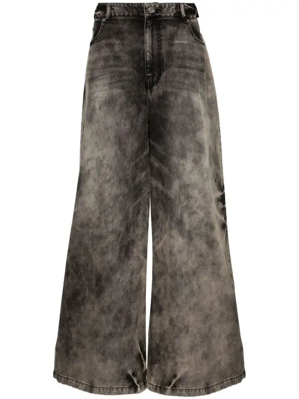 JUUN.J Waist-straps Wide-leg Trousers