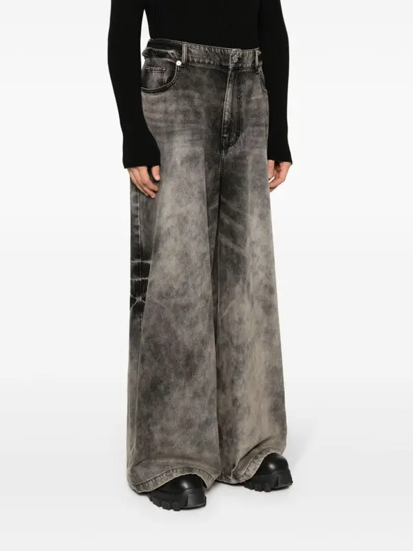 JUUN.J Waist-straps Wide-leg Trousers