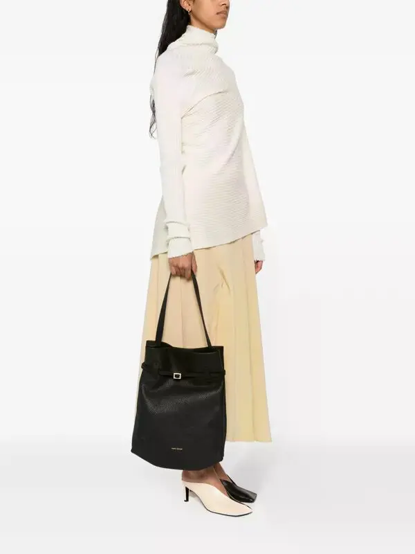Manu Atelier Tote Du Jour Shoulder Bag - Black