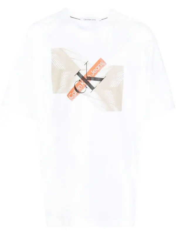 Calvin Klein Skyscraper Cotton T-shirt - White