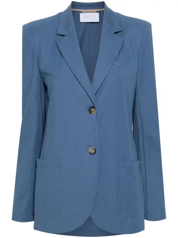 Emporio Armani Single-breasted Blazer - Blue