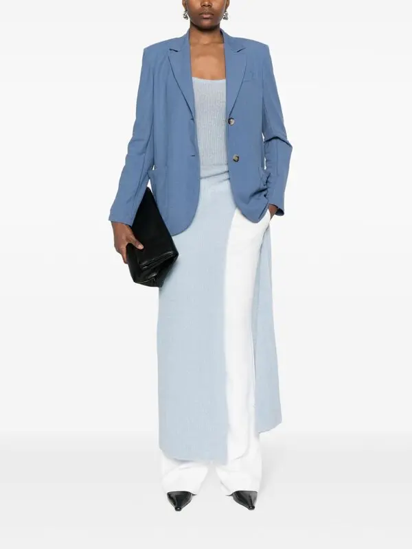 Emporio Armani Single-breasted Blazer - Blue