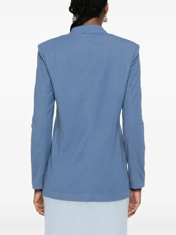 Emporio Armani Single-breasted Blazer - Blue