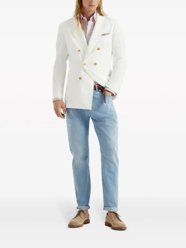 Brunello Cucinelli Long-sleeve Cotton Shirt