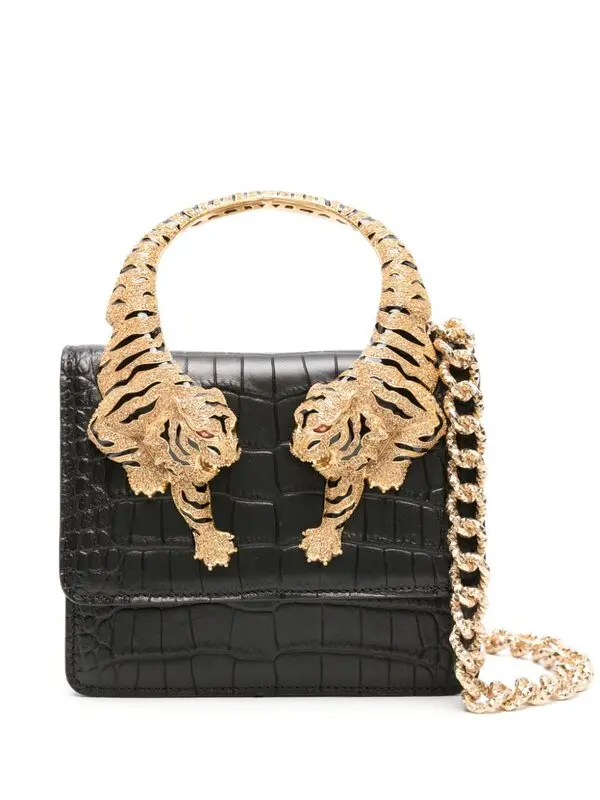 Roberto Cavalli Roar Medium Leather Tote