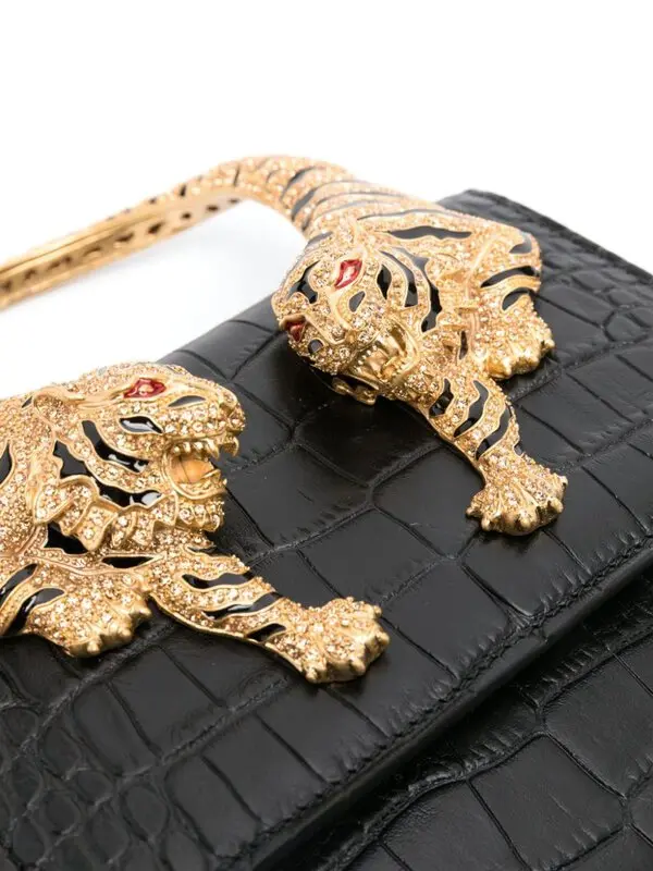 Roberto Cavalli Roar Medium Leather Tote