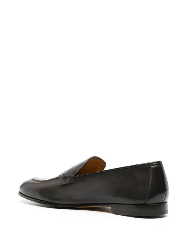DOUCAL'S Penny-slot Patent Leather Loafers