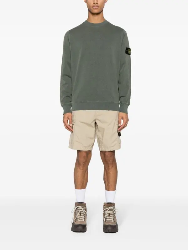 Stone Island Compass-badge Cargo Shorts - Neutrals