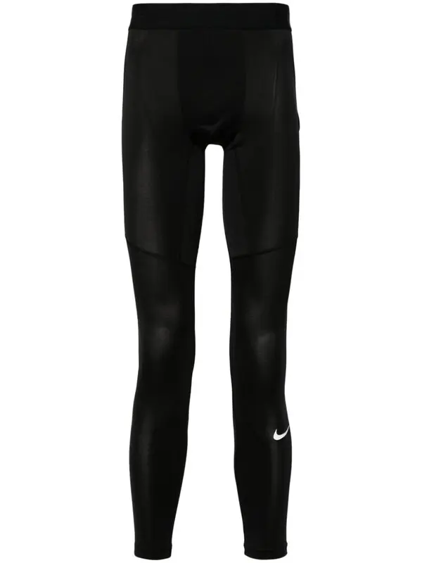 Nike Fitness Logo-waistband Compression Tights