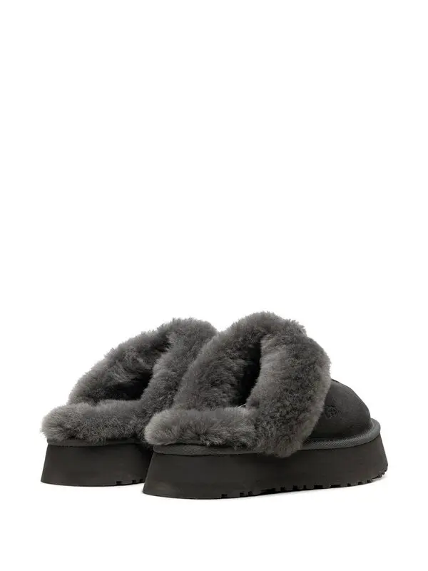 UGG Disquette Platform Slippers - Grey