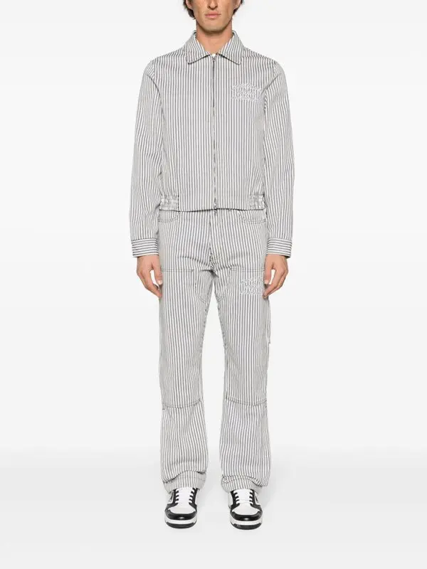 Amiri Striped Cotton Carpenter Trousers