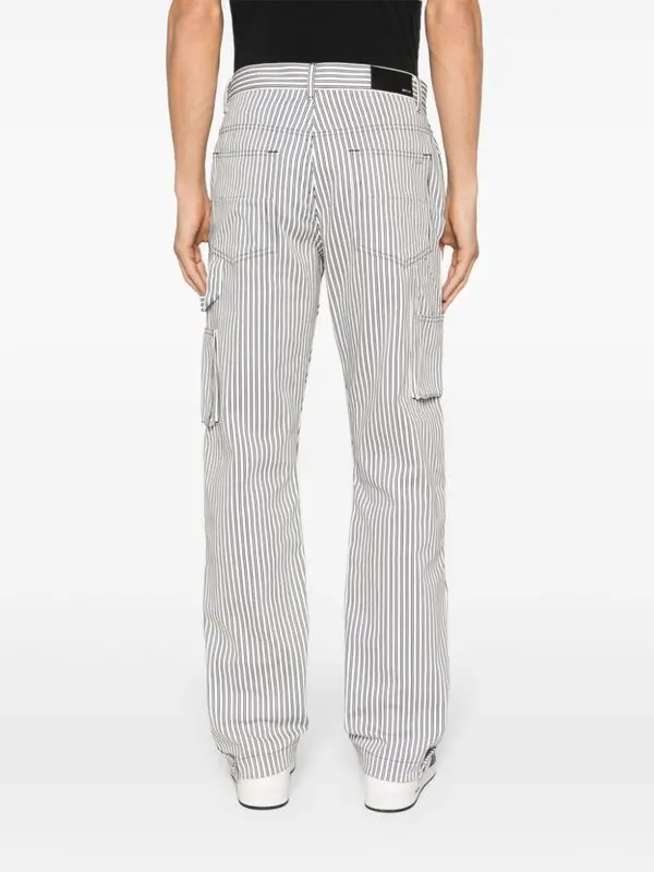 Amiri Striped Cotton Carpenter Trousers