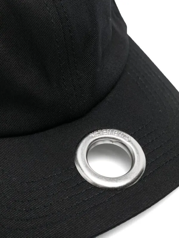 Vetements Eyelet Embellished Cotton Baseball Cap