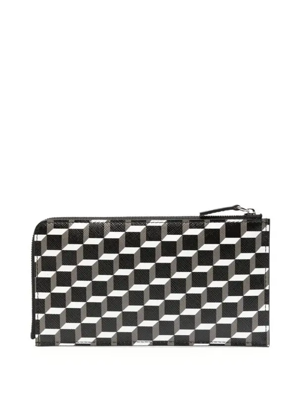 Pierre Hardy Palatine Cube Perspective-print Wallet