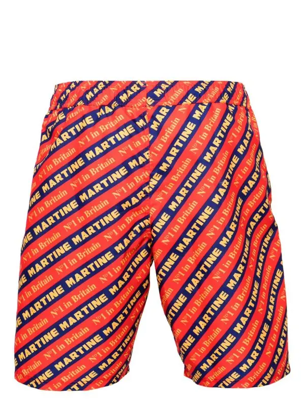 Martine Rose Logo-print Swim Shorts