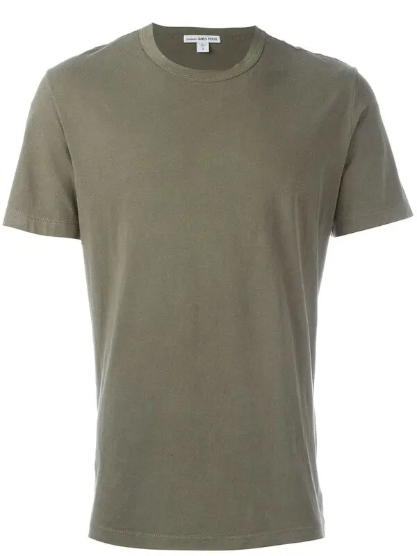 JAMES PERSE Crew Neck T-shirt - Green