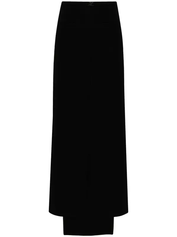 COURREGES Heritage Crepe Mid-length Skirt