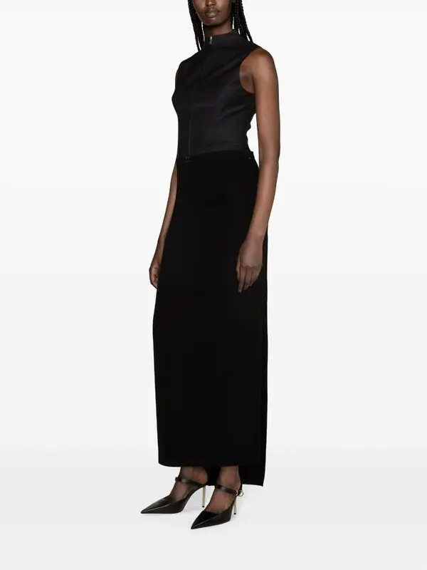 COURREGES Heritage Crepe Mid-length Skirt